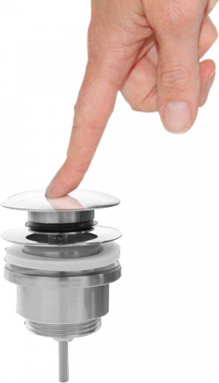 Best Design Click-waste laag model RVS Look - Sanitair.nl