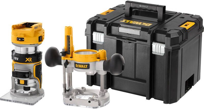 DeWALT DCW604NT XJ accu freesmachine(body)18V Li ion - Sanitair.nl